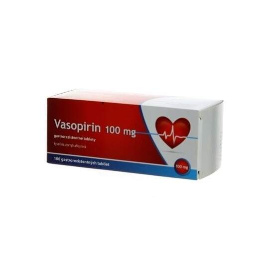 VASOPIRIN 100 mg 100 tabliet - skladom | BENULEKAREN.sk