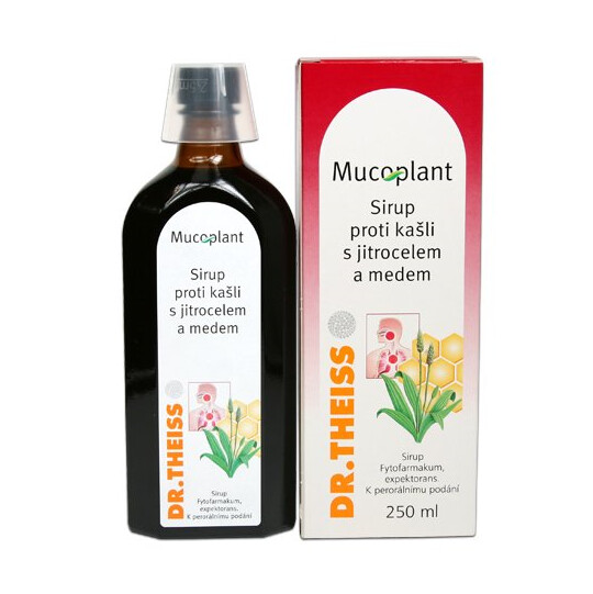 MUCOPLANT Sirup proti kašľu so skorocelom a medom 250 ml - skladom ...