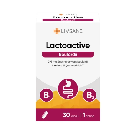LIVSANE Lactoactive boulardii PROBIOTIKÁ 30 kapsúl - skladom ...
