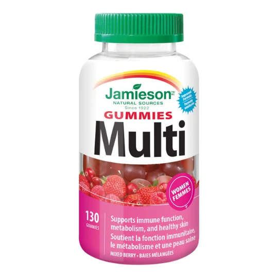 JAMIESON Multi gummies pre ženy želatínové pastilky s jahodovou ...