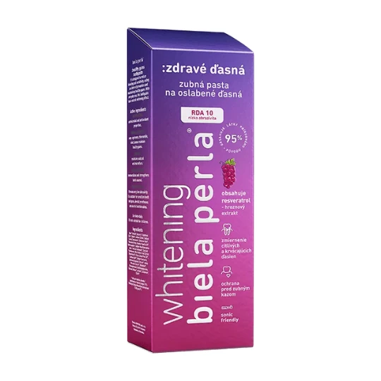 BIELA PERLA Zdravé ďasná whitening zubná pasta 75 ml - skladom ...