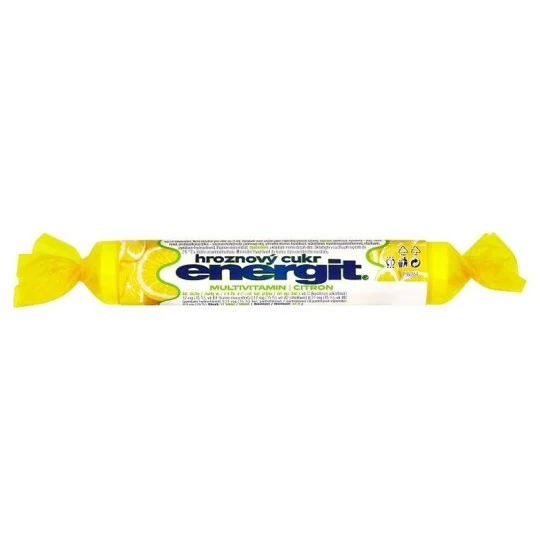 ENERGIT Hroznový cukor multivitamín, citrón 17 tabliet | BENULEKAREN.sk